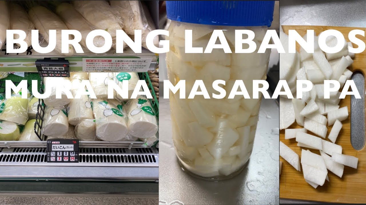 BURONG LABANOS /masarap na mura pa at madaling gawin /Kumarekoyy - YouTube