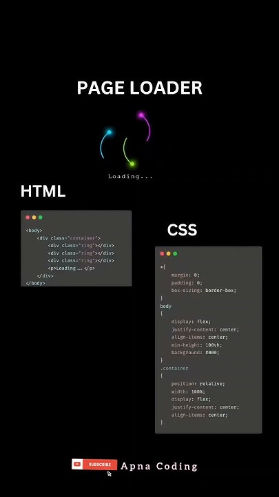 Loding Tutorial Coding Design Explore Viralreels Htmlhtml5css3 Trendingreels