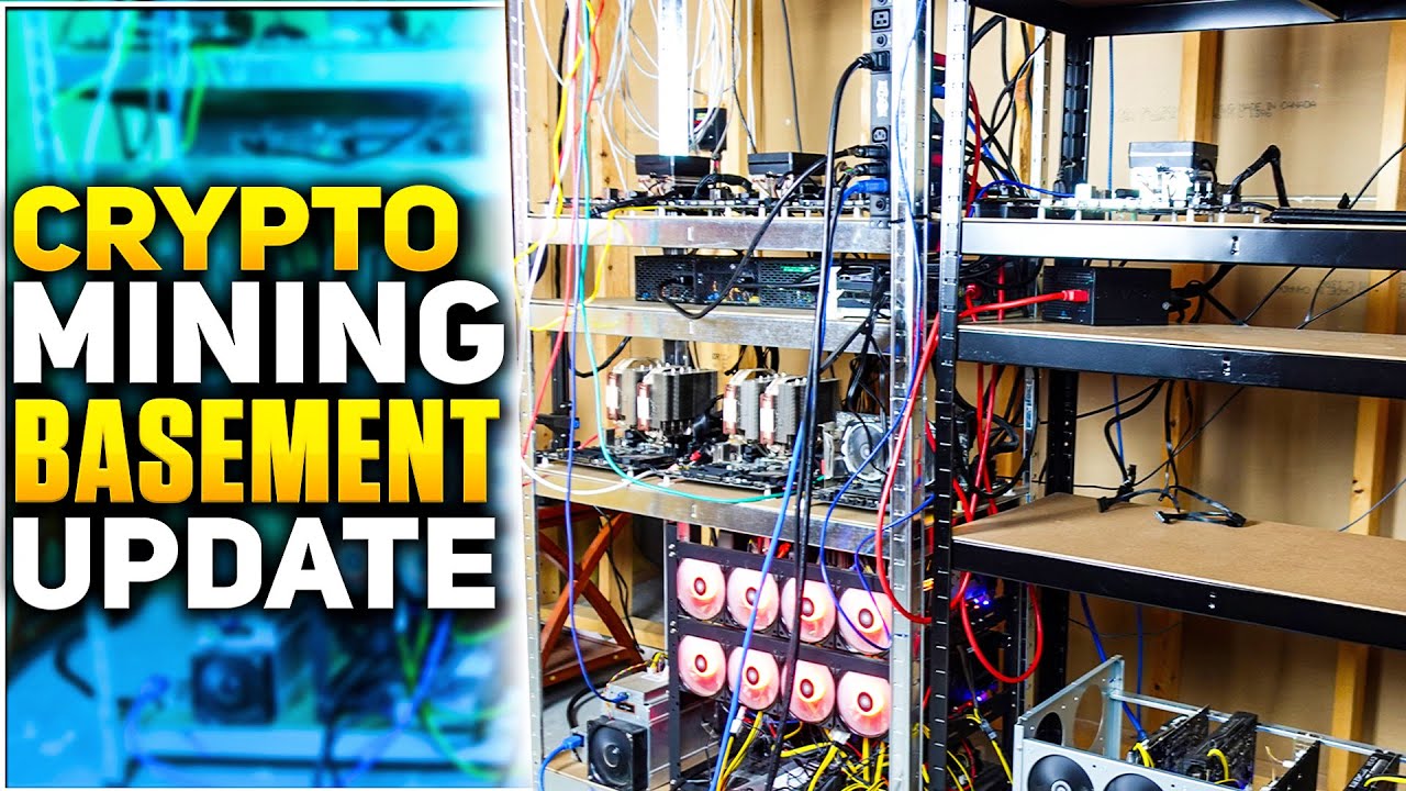 Crypto Mining Basement Update MORE ROOM - YouTube