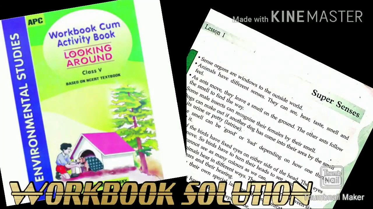 EVS CLASS 5 WORKBOOK SOLUTION CHAPTER 1 SUPER SENSES YouTube EVS CLASS 5 WORKBOOK SOLUTION CHAPTER 1 SUPER SENSES YouTube