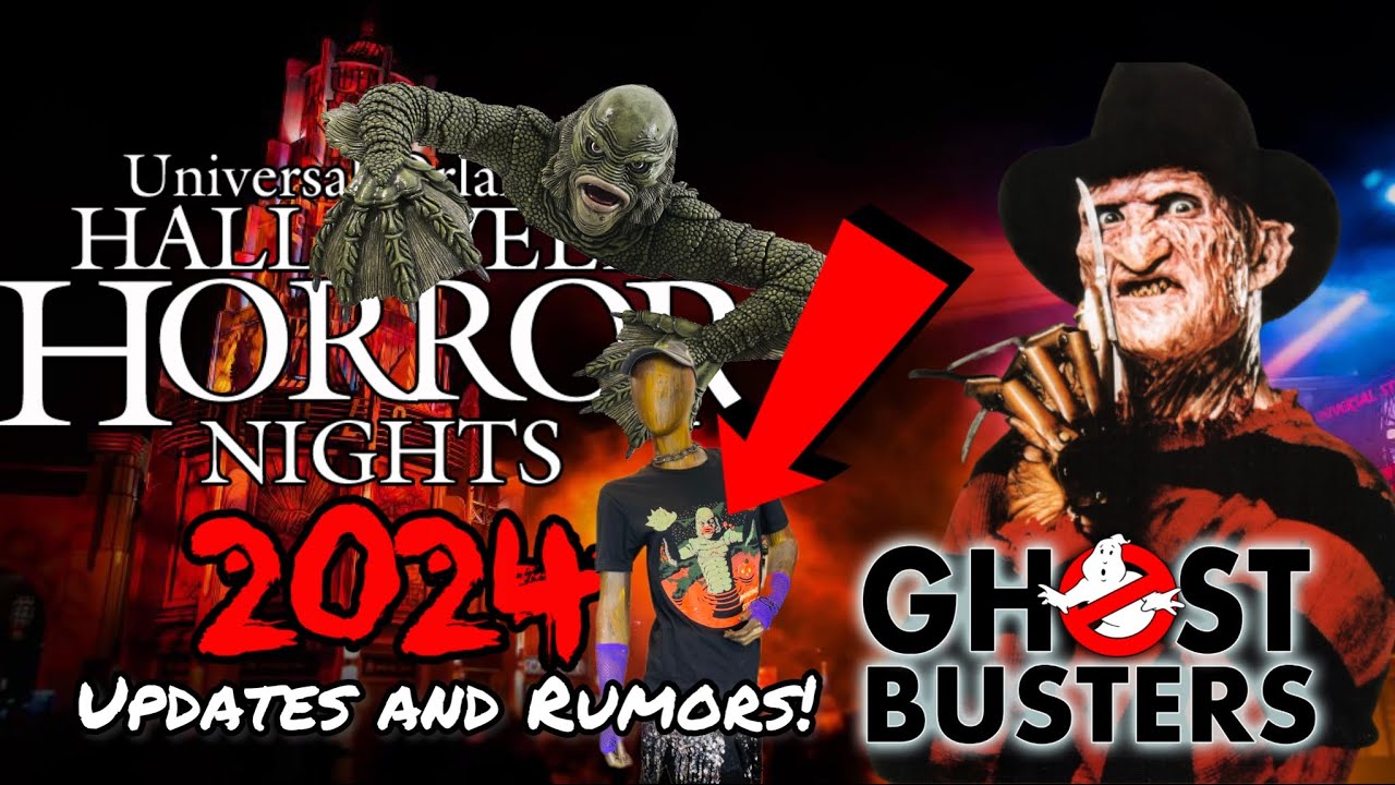 New CONFIRMED HHN 2024 House! | Ghostbusters and Freddy Krueger Return ...
