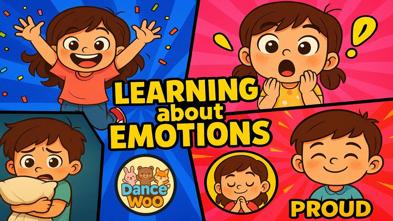 Learn Feelings with Happy Kids! 😊 Emotional Education for Toddlers ...