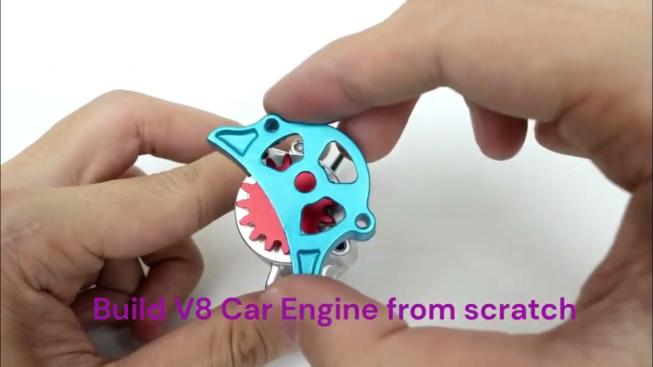 Build Car Engine 8 Cylinder from scratch - YouTube