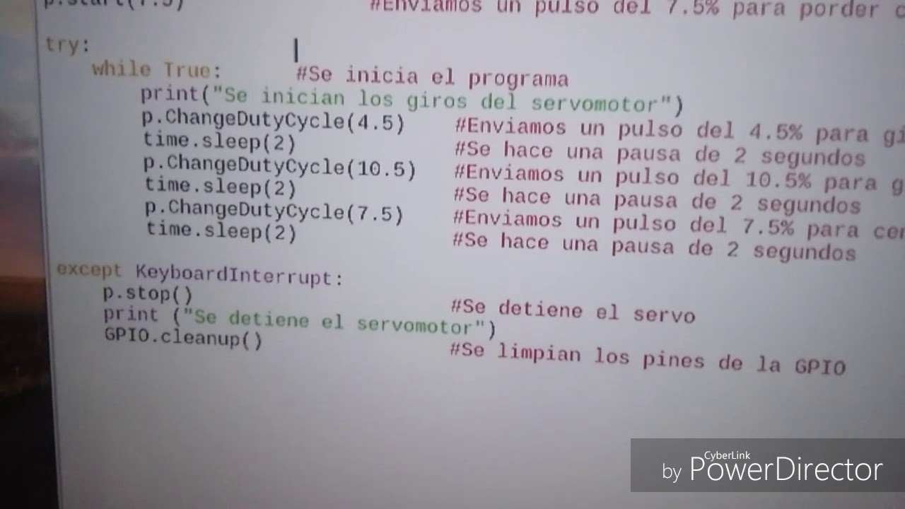 Servomotor Python Raspberry Pi 3 Youtube 5858