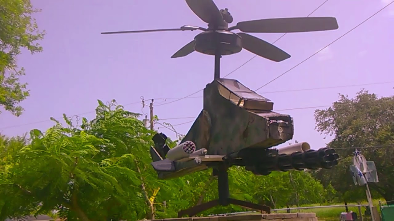 The Apache windmill in action. - YouTube