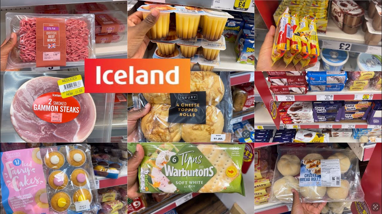 NEW IN ICELAND STORE, ICELAND GROCERY STORE UK, NEW FINDS,SHOPPING HAUL ...