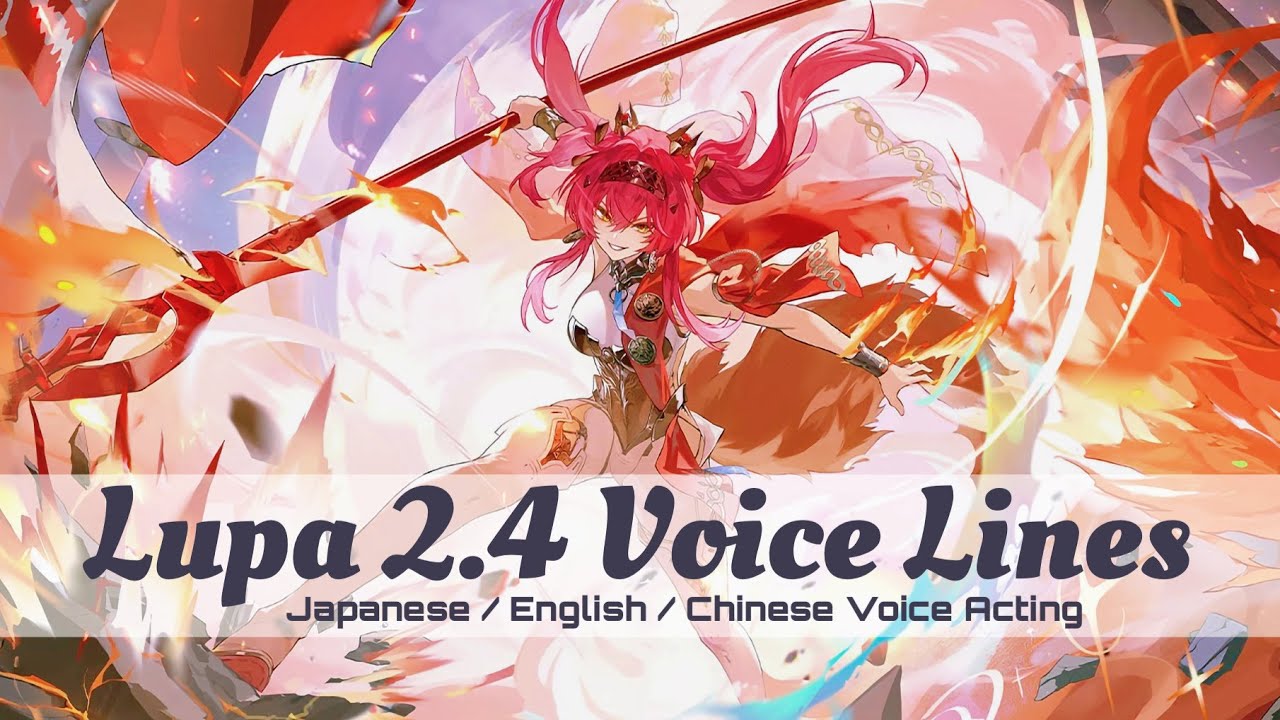 Wuthering Waves 2.4 NEW Lupa Voice Lines! Japanese, English & Chinese ...