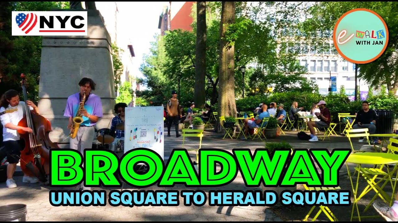 💖 NYC Walk [HD]: Walking Broadway – Union Square, Madison Square and ...