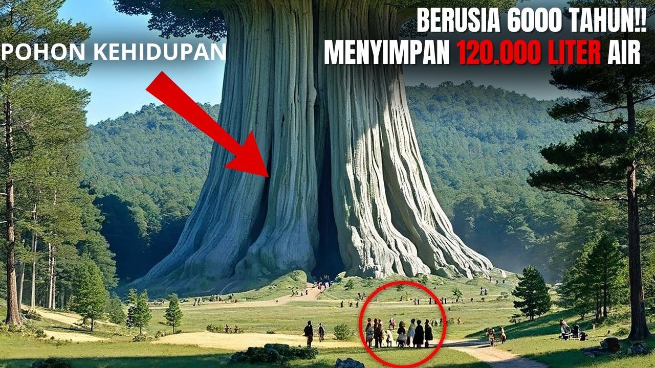 POHON PURBA 6.000 TAHUN, TAMPUNG 120.000 LITER AIR! INILAH POHON ...