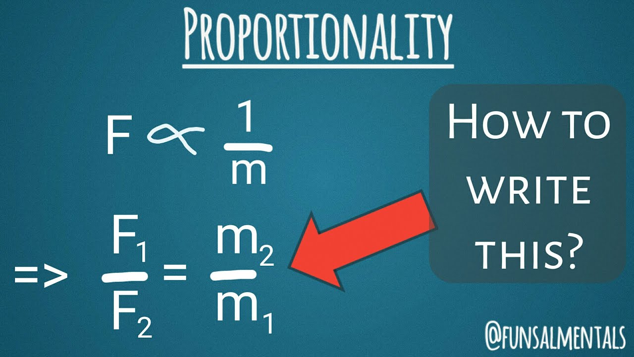 Proportionality Concept | Directly and Inversely Proportional Concept ...