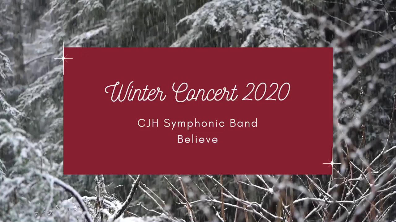 Cardiff JH Symphonic Band Winter Concert 2020 - YouTube
