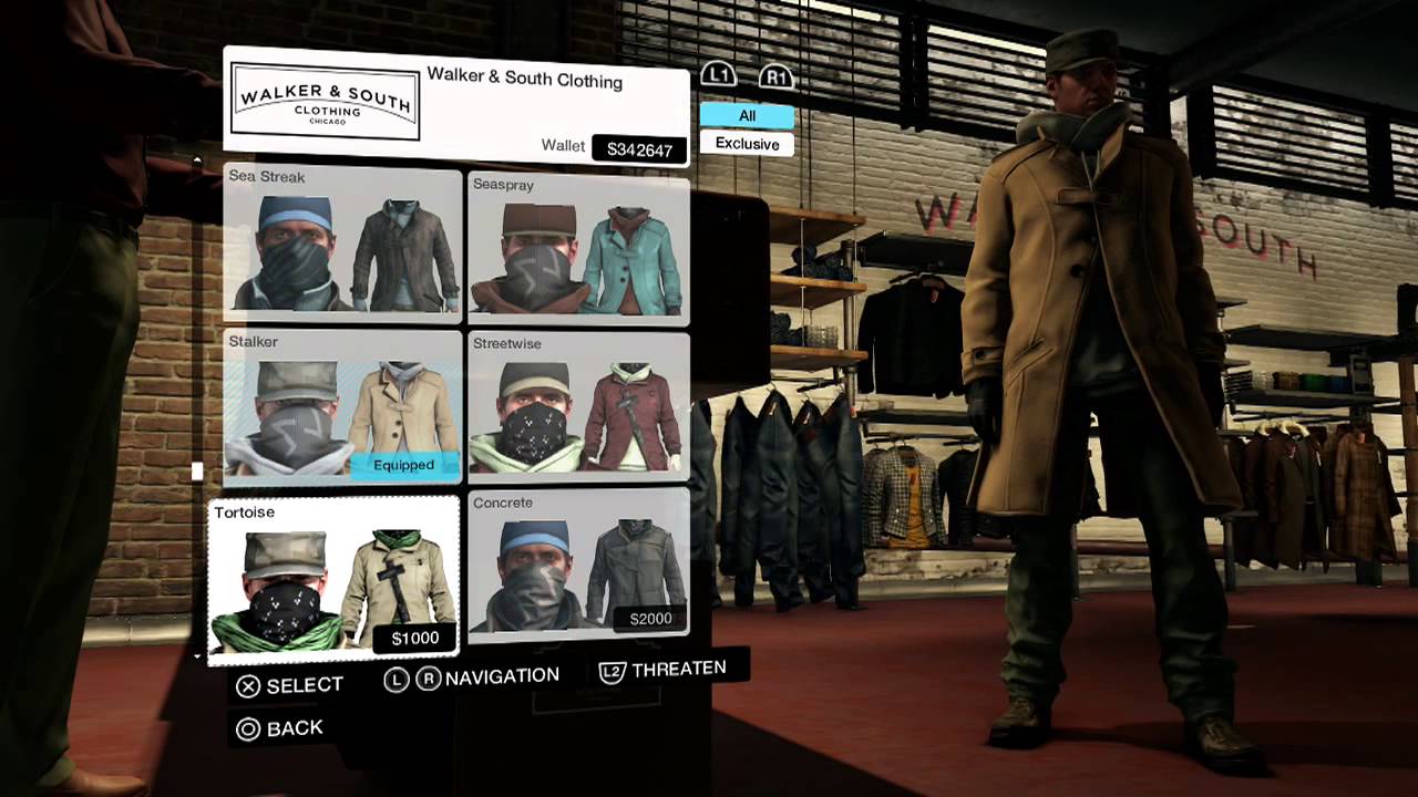 Watch Dogs, every costume - YouTube