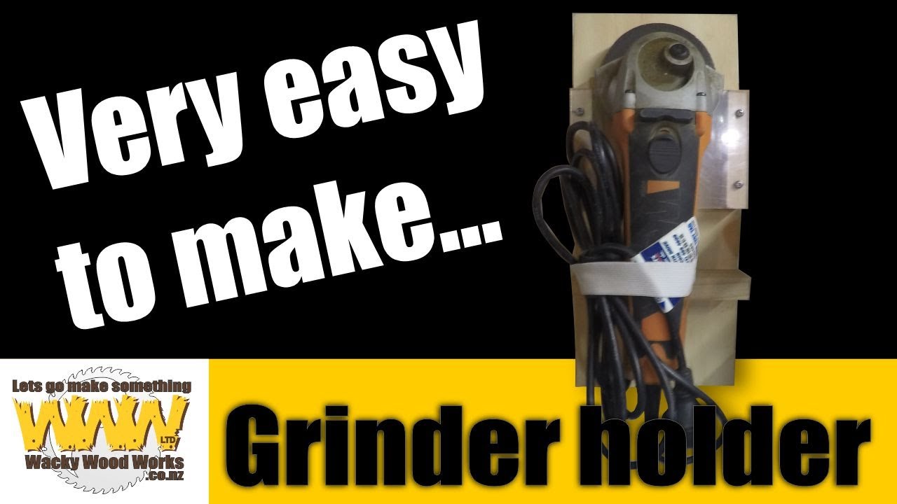 Angle Grinder Holder for the French Cleat - Off the Cuff - Wacky Wood ...