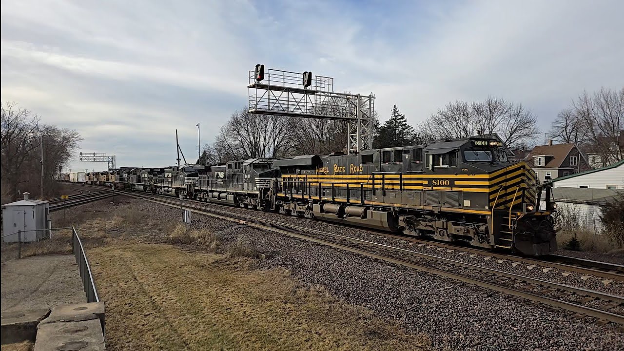 Rochelle Railroad Park Rochelle Rochelle, IL 02/01/25 Part 2: NS 8100 ...