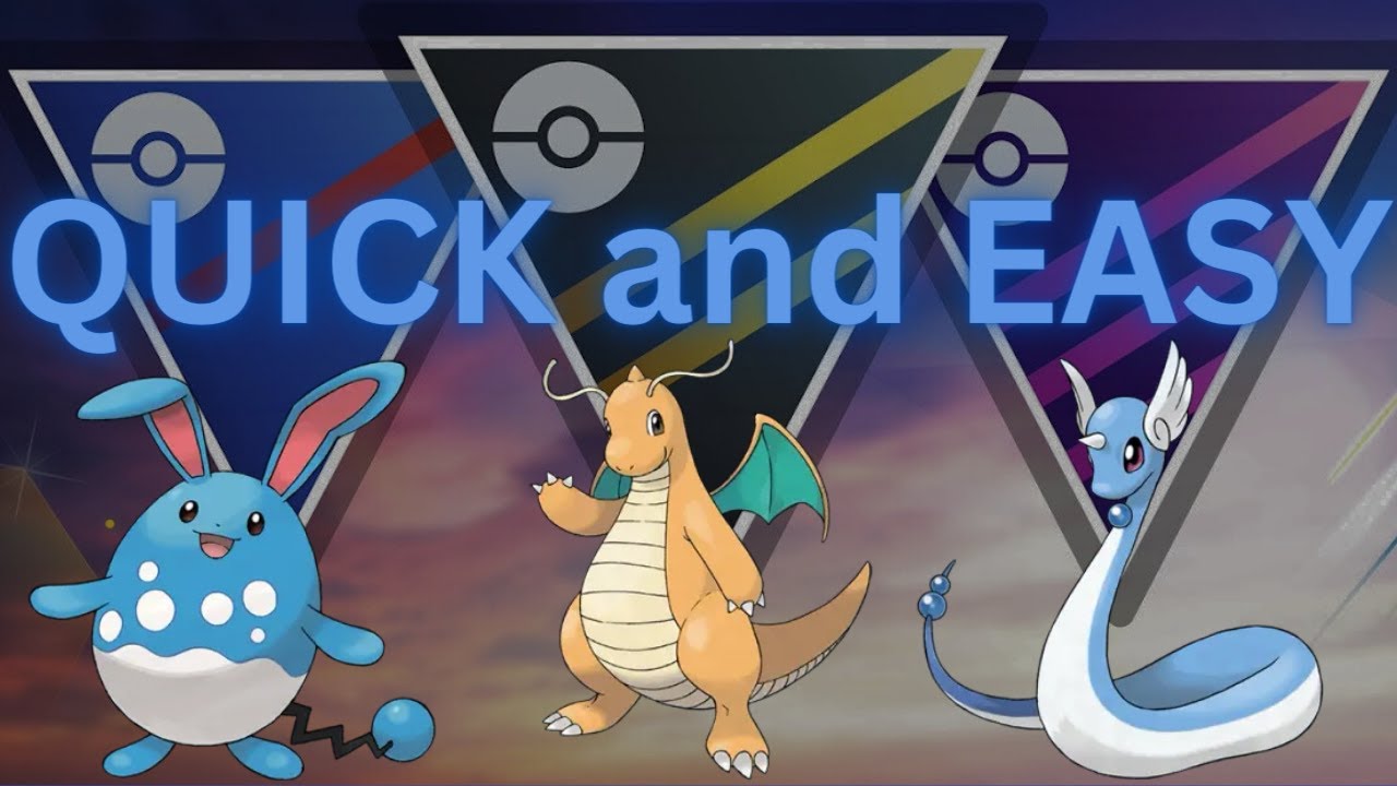 Great League Azumarill SHADOW Dragonite Dragonair team is QUICK and ...