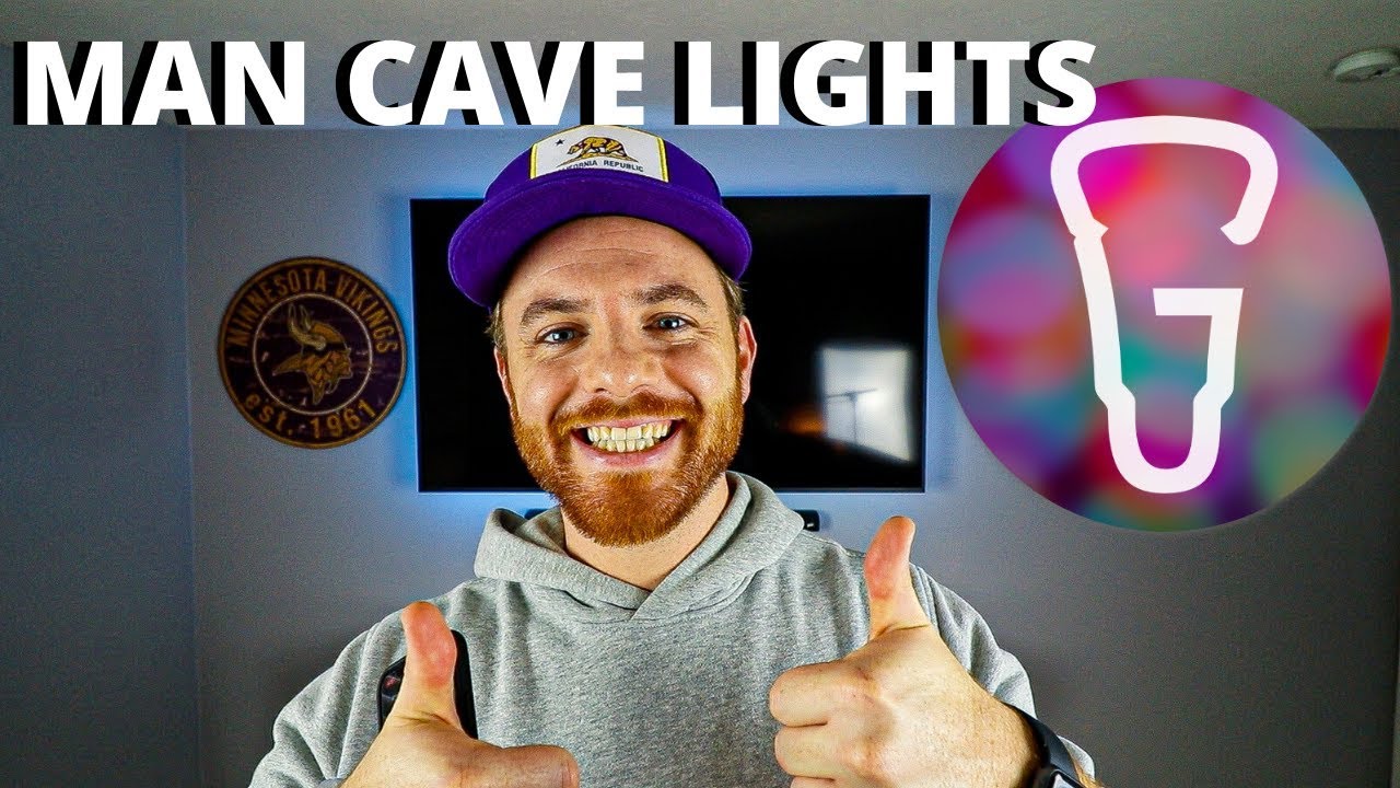 THE ULTIMATE MAN CAVE LIGHTING SETUP | PHILIPS HUE VS GOVEE REVIEW ...