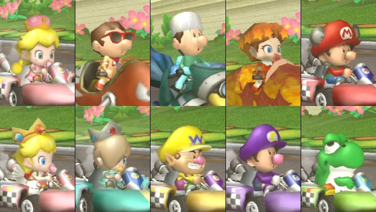If 10 More Baby Characters Were In Mario Kart Wii - YouTube