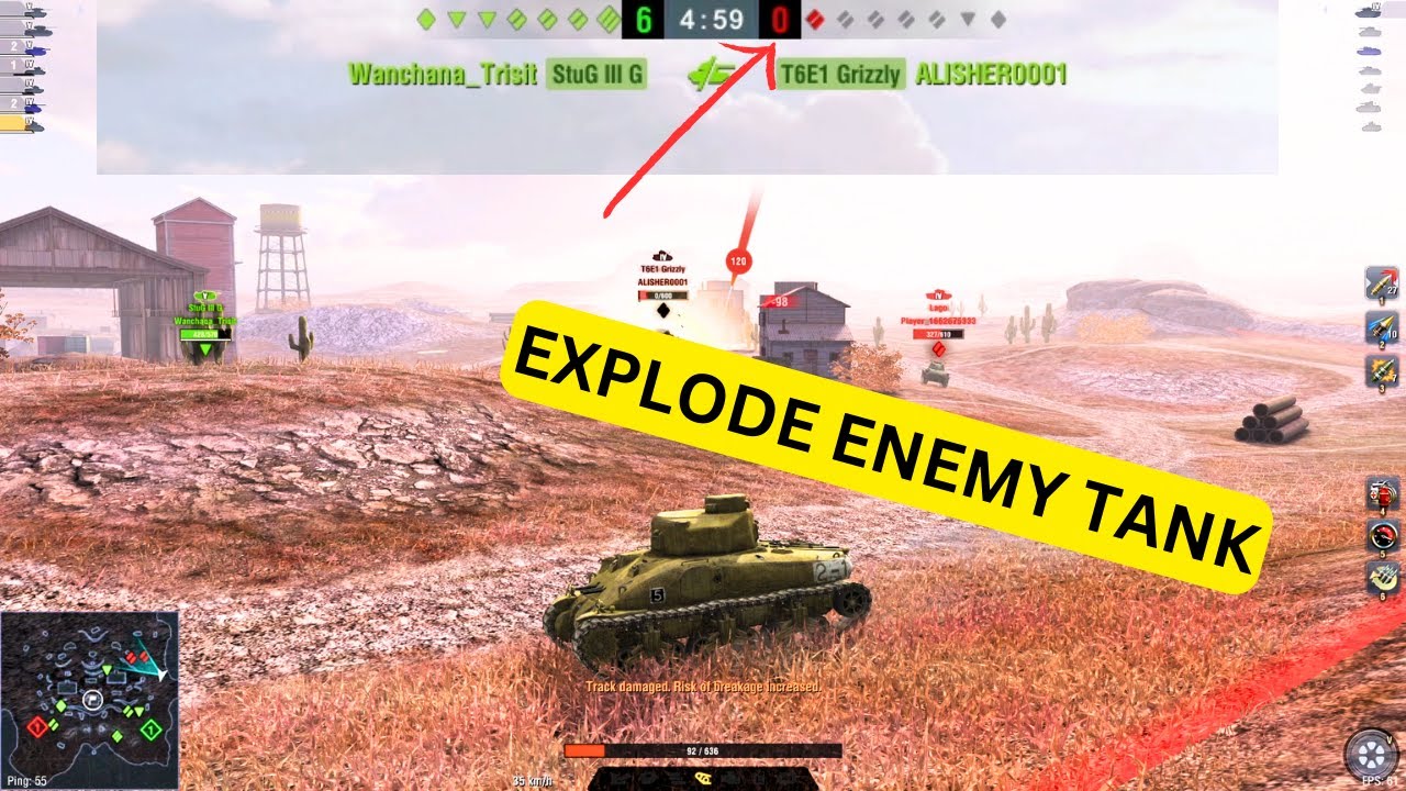 ALL ENEMY TANKS DESTROY WITH ZERO COST - YouTube
