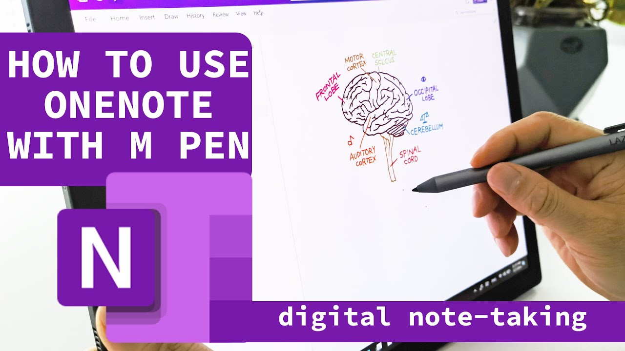 How to use onenote with M pen - YouTube