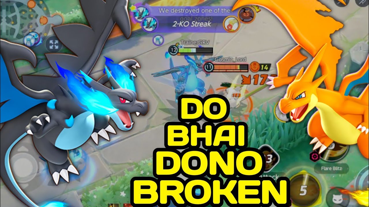 This is the end 💀 Charizard X & Y in same Team | Pokemon Unite — NINZA ...