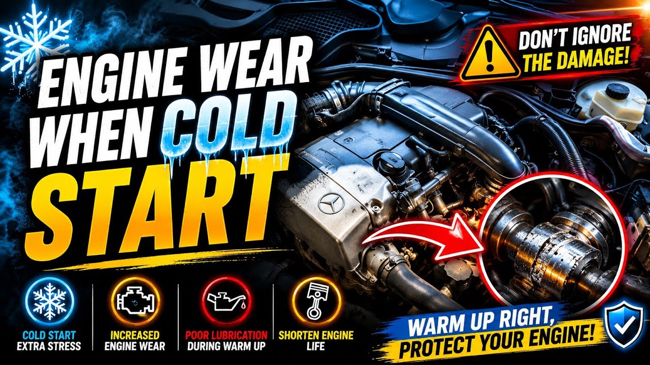 Engine wear during cold start - YouTube