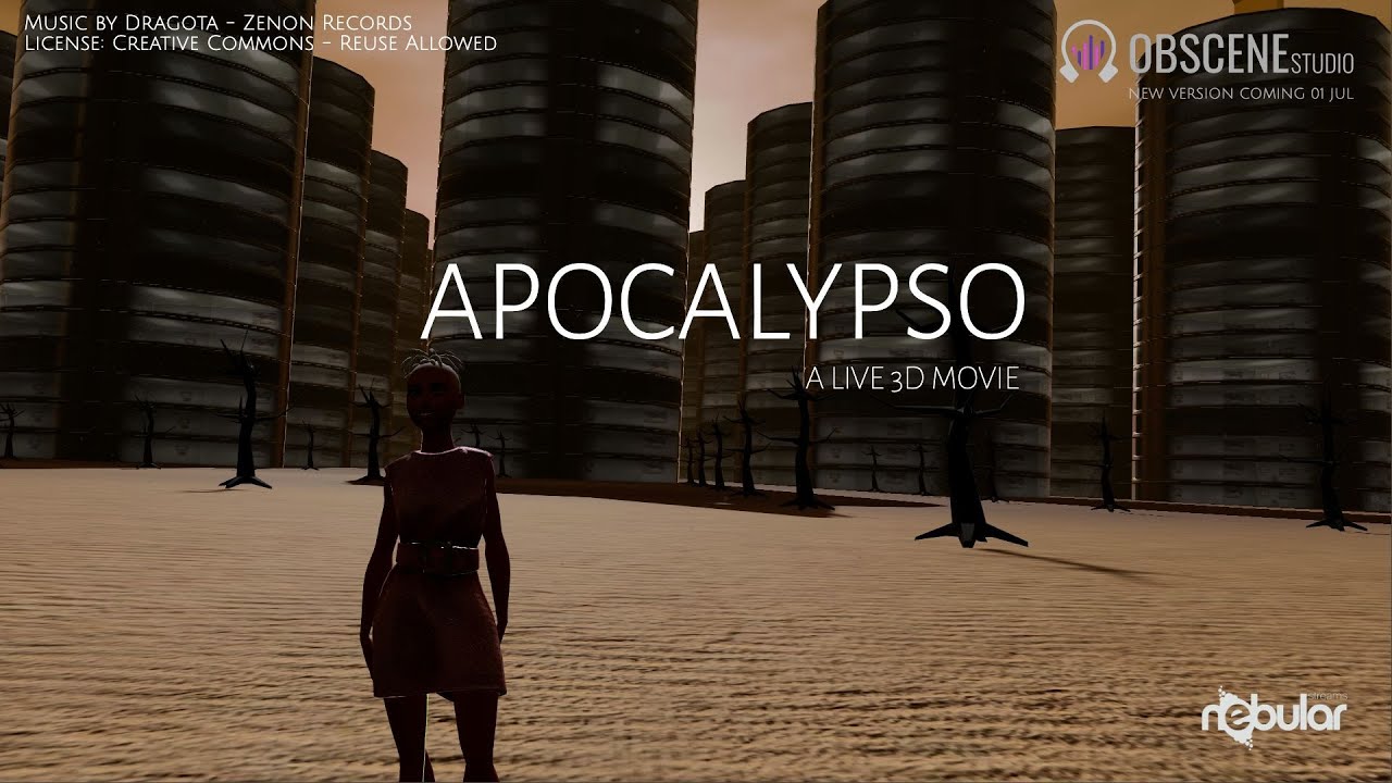 Apocalypso - A Live 3D Movie for OBS Studio - YouTube