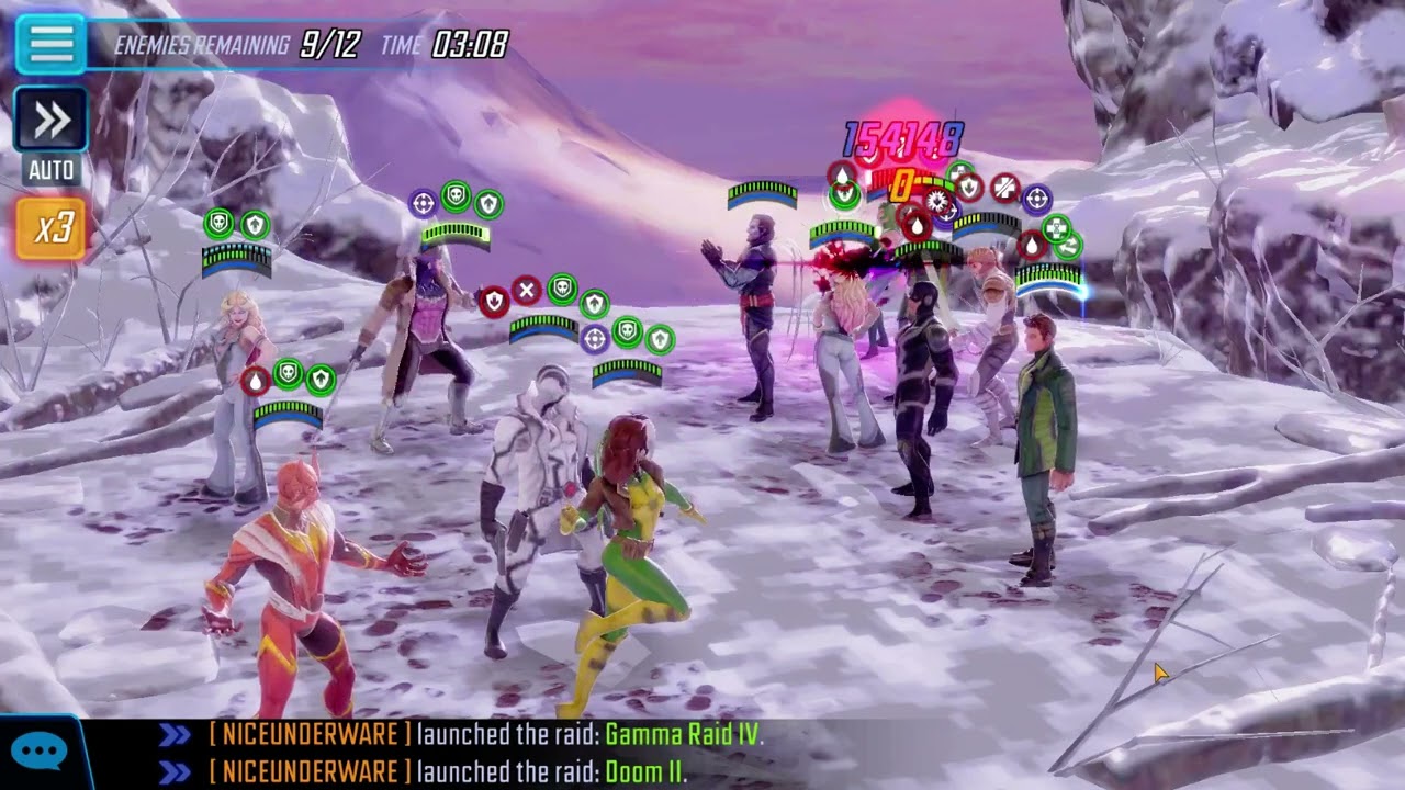 doom 2 raid difficulty 3 gambit rogue unlimited x men level 90 g 16 one shot mutant node 2 msf ...