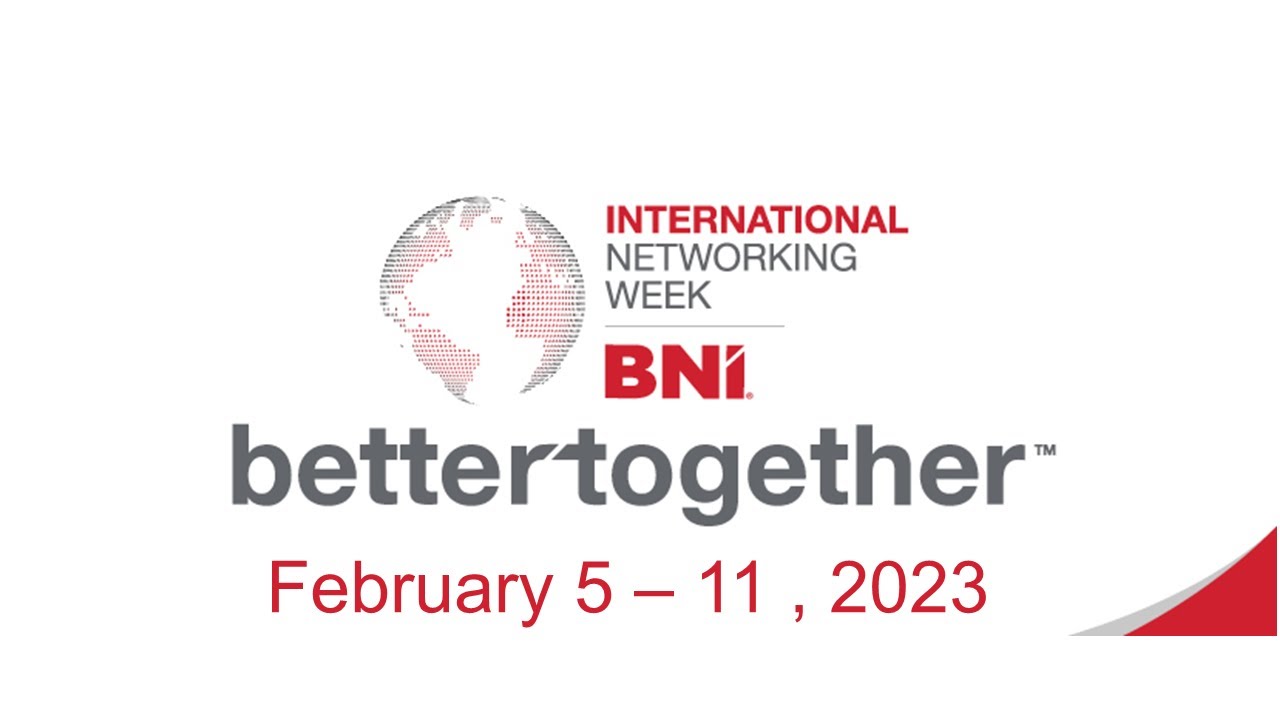 BNI International networking week from 5th - 11th February 2022! - YouTube