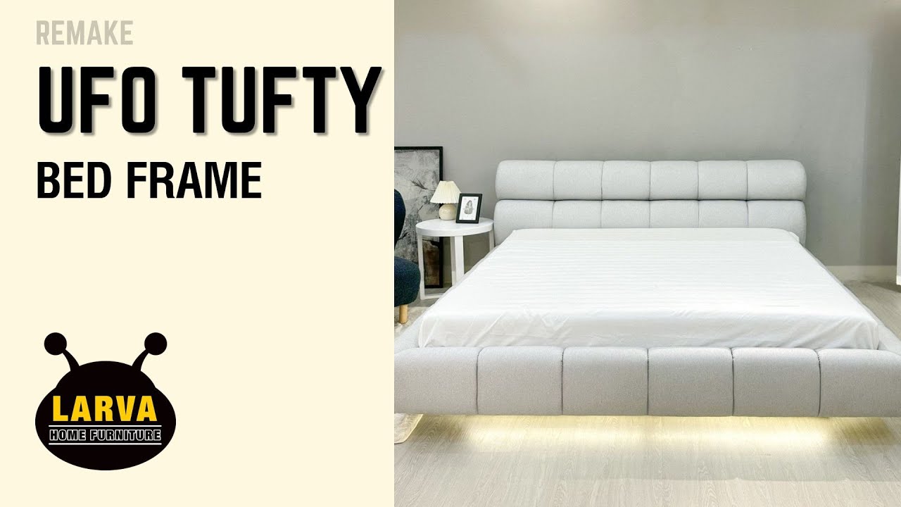 UFO Tufty Bed Frame | Larva Home Furniture - YouTube