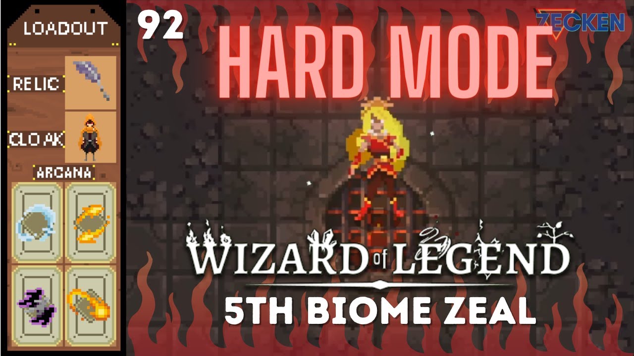 First HARD MODE Run! | Wizard of Legend: 92 - 5th Biome Zeal - YouTube