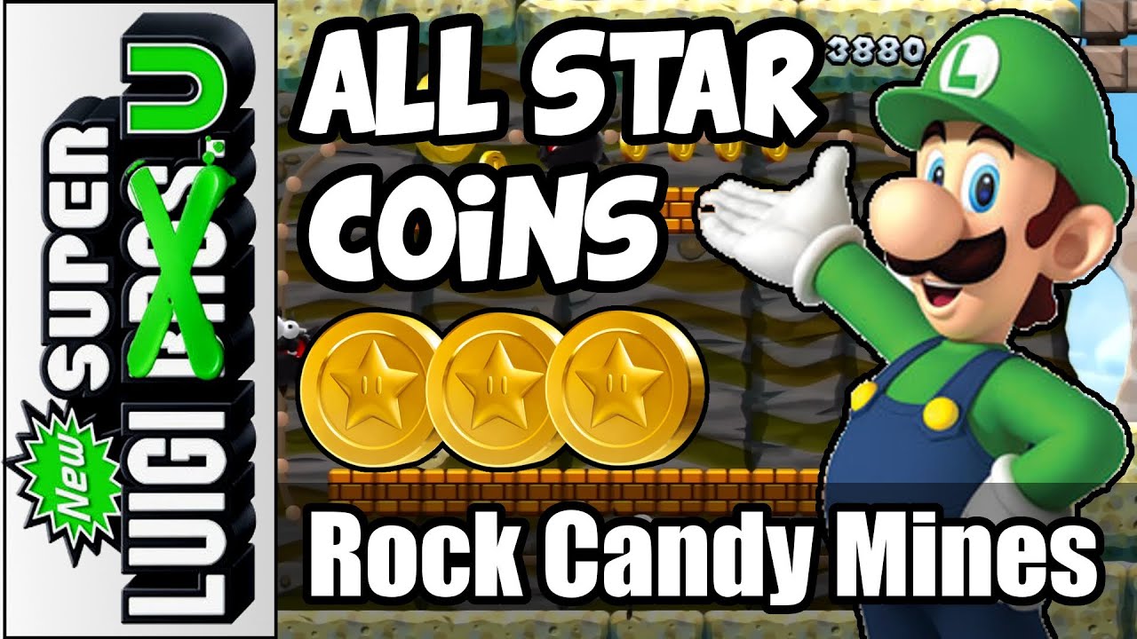 All Star Coins in Rock Candy Mines - New Super Luigi U 100% Guide (Wii ...