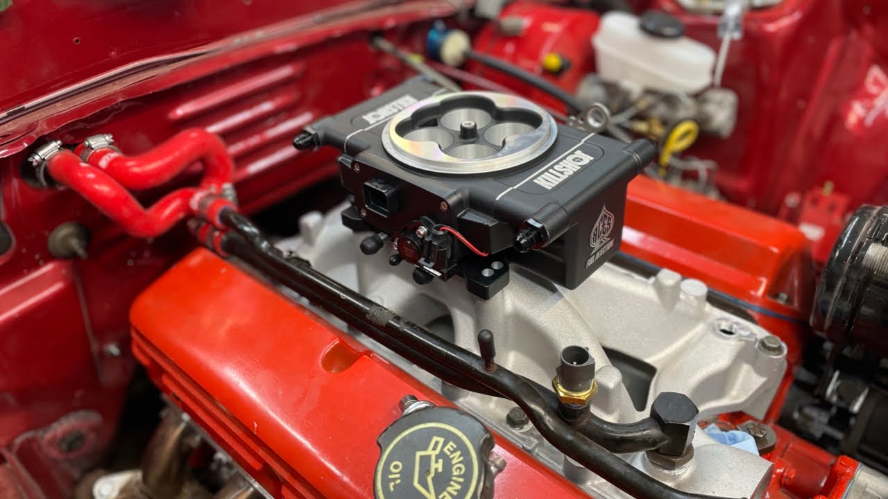 Installing Single Plane Intake For Aces Killshot - YouTube