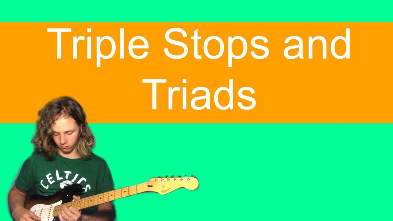 How to Play Triple Stops and Triads for your Guitar Solos - YouTube