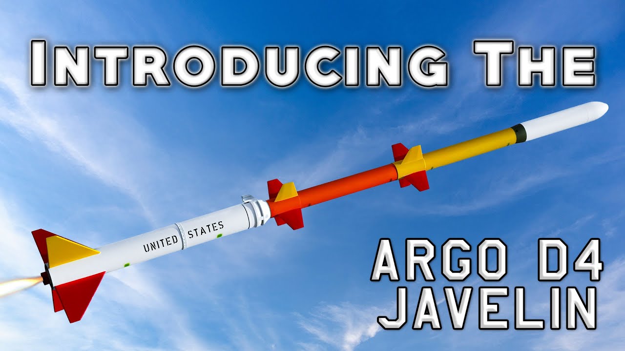 Introducing the Argo D4 Javelin Model Rocket Kit - YouTube