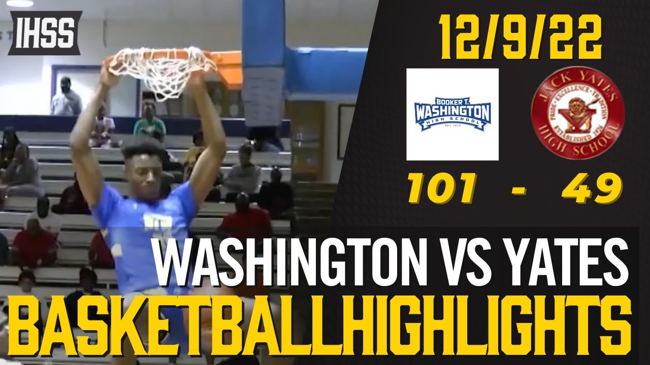 Houston Washington vs Houston Yates - 2022 Week 16 Basketball ...