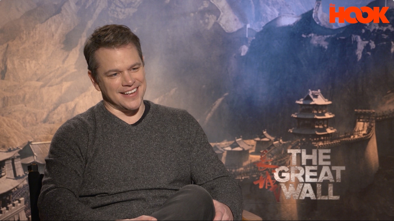 Matt Damon On Beards, Monsters, & Sad Ben Affleck | The Great Wall ...
