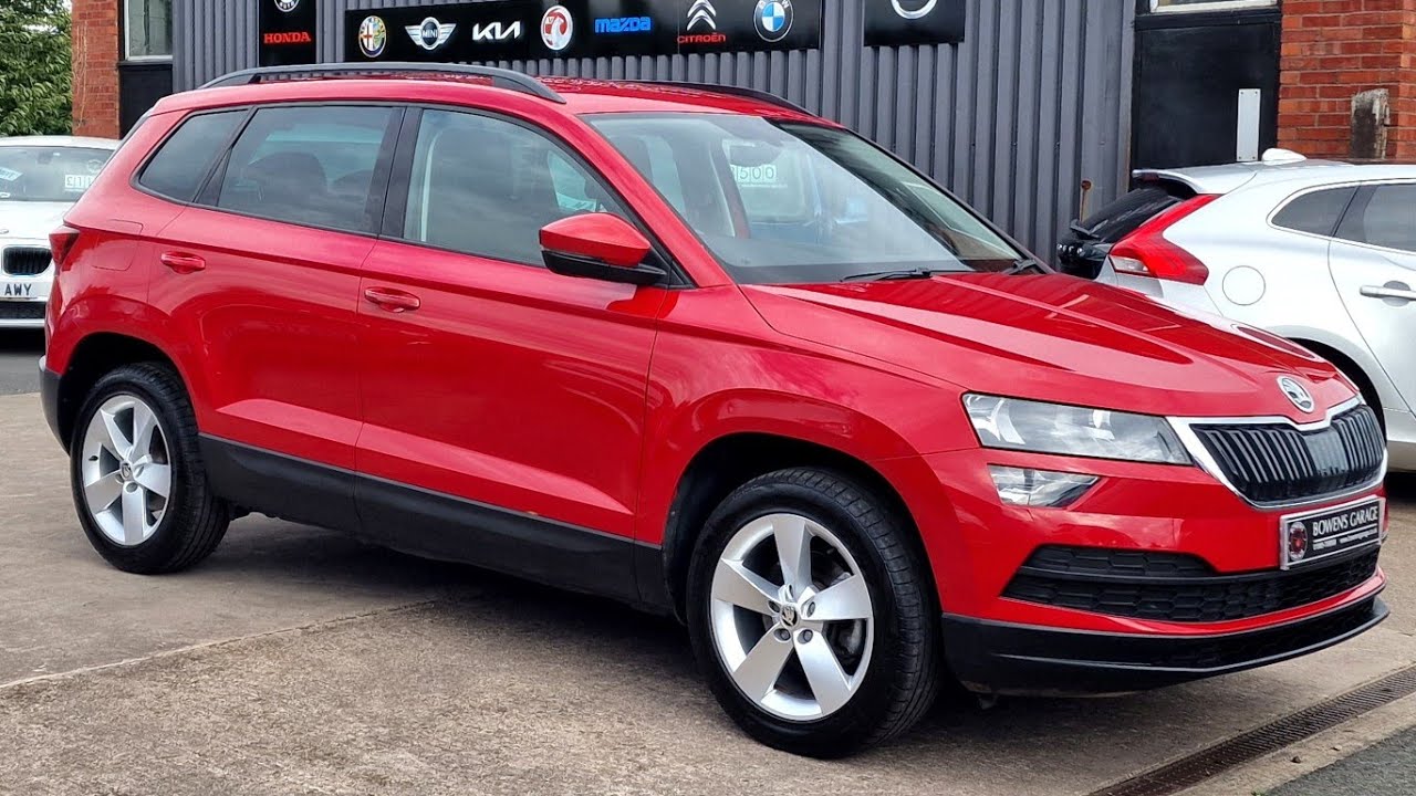 2018 (68) Skoda Karoq SE 1.6 TDi 5Dr in Velvet Red. 25k Miles. 3 ...