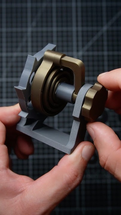 3D printed spring indexing mechanism - YouTube