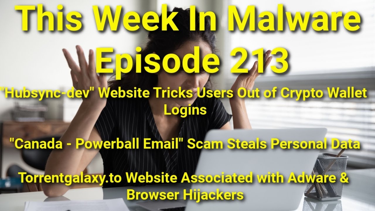 TWIM Ep213: Stop & Fix Hubsync-dev, Canada Powerball Email Scam ...