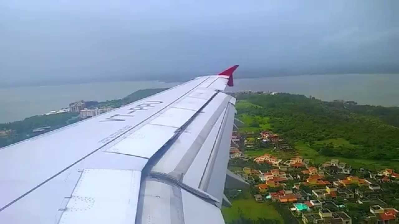 AIR INDIA Landing at Goa Airport - YouTube