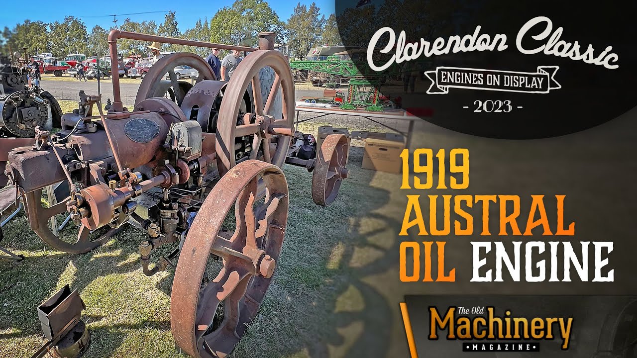 1919 Austral oil Engine - YouTube
