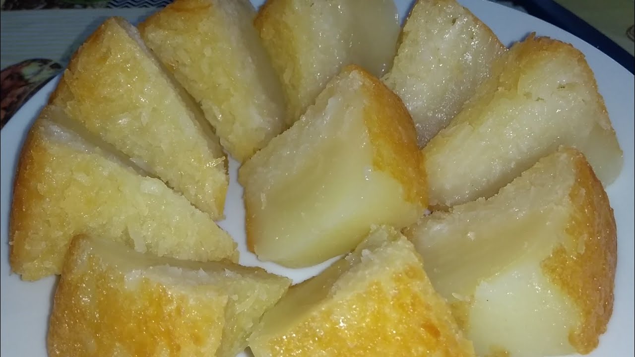 Bolo de goma de tapioca com coco/ Bolo de grude, sem trigo, maravilhoso ...