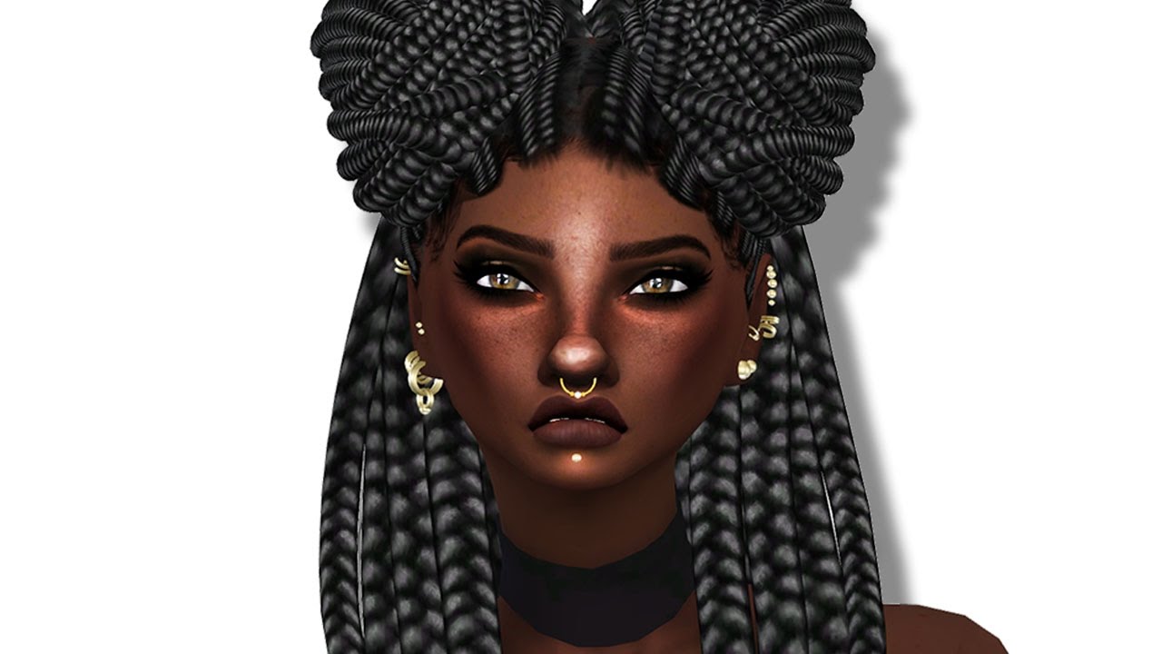 Sims 4: Black Is Beautiful // Create A Sim - YouTube
