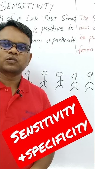 Sensitivity and specificity - YouTube
