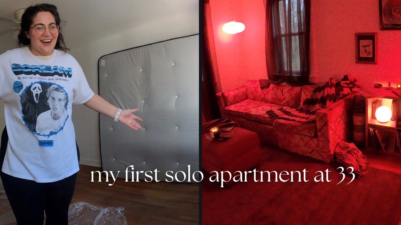 moving, break ups, and living alone - YouTube