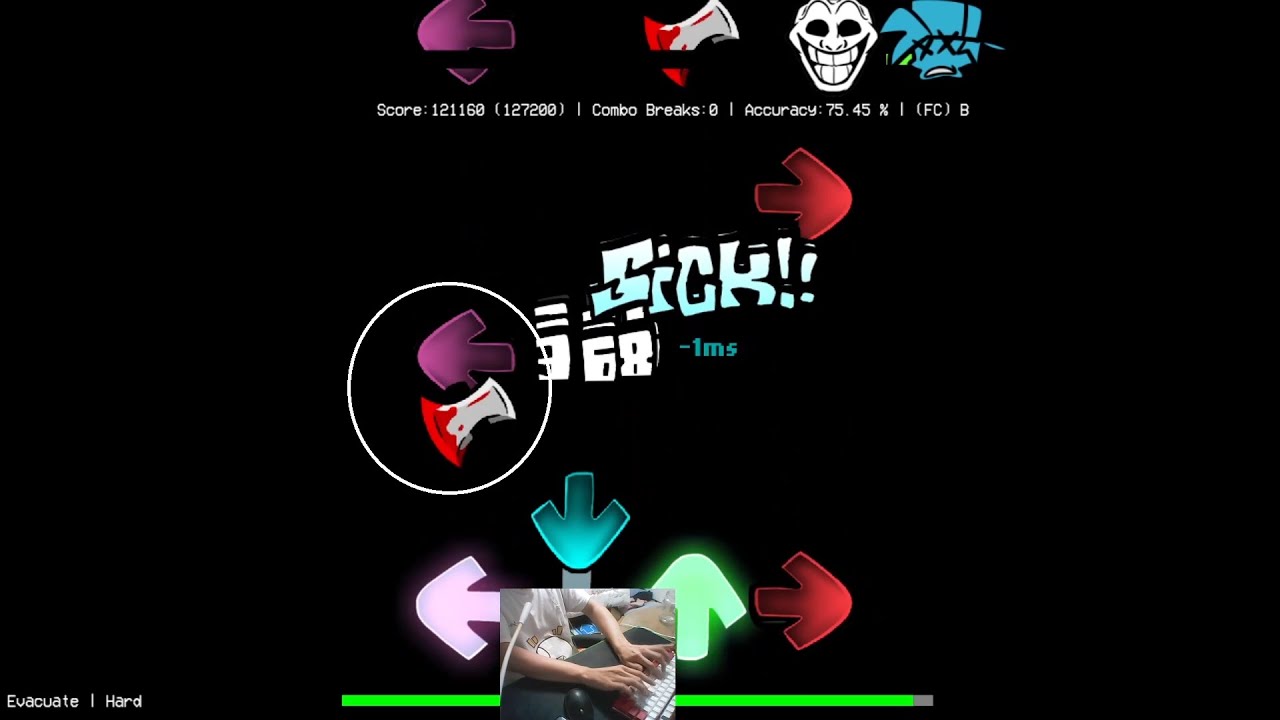 [FNF]VS Mr.Trololo evacuate Hard Diff NOT CHANGE CHART FULLCOMBO CLEAR ...