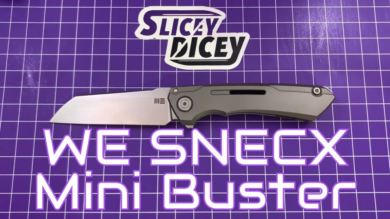 WE Knives SNECX Mini Buster - Yes, You Can Still Get One!!! - YouTube