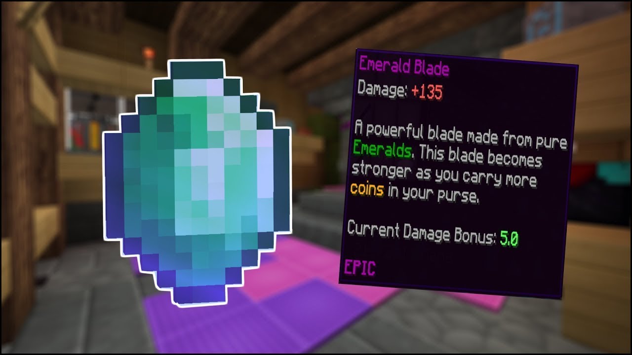 Emerald Blade!| Skyblock Ep8 - YouTube