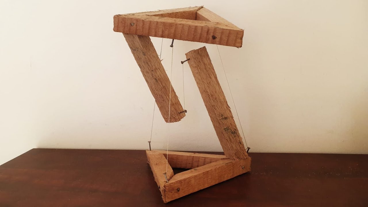 How to make a floating triangle - YouTube