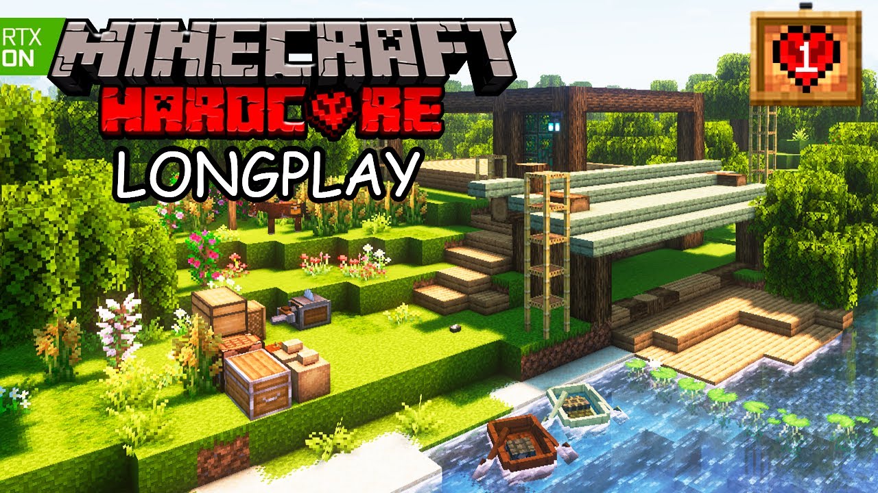 Minecraft Hardcore Longplay -Adventures and the founding of a starter ...